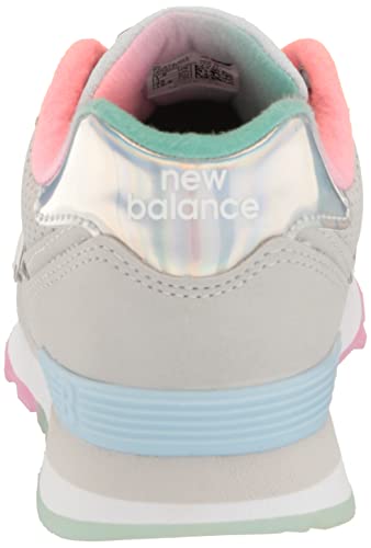 New Balance Kids 574 V1 70s Racing Lace-up Sneaker, Summer Fog/Lemon Haze/Uv Glo, 2.5 US Unisex Little