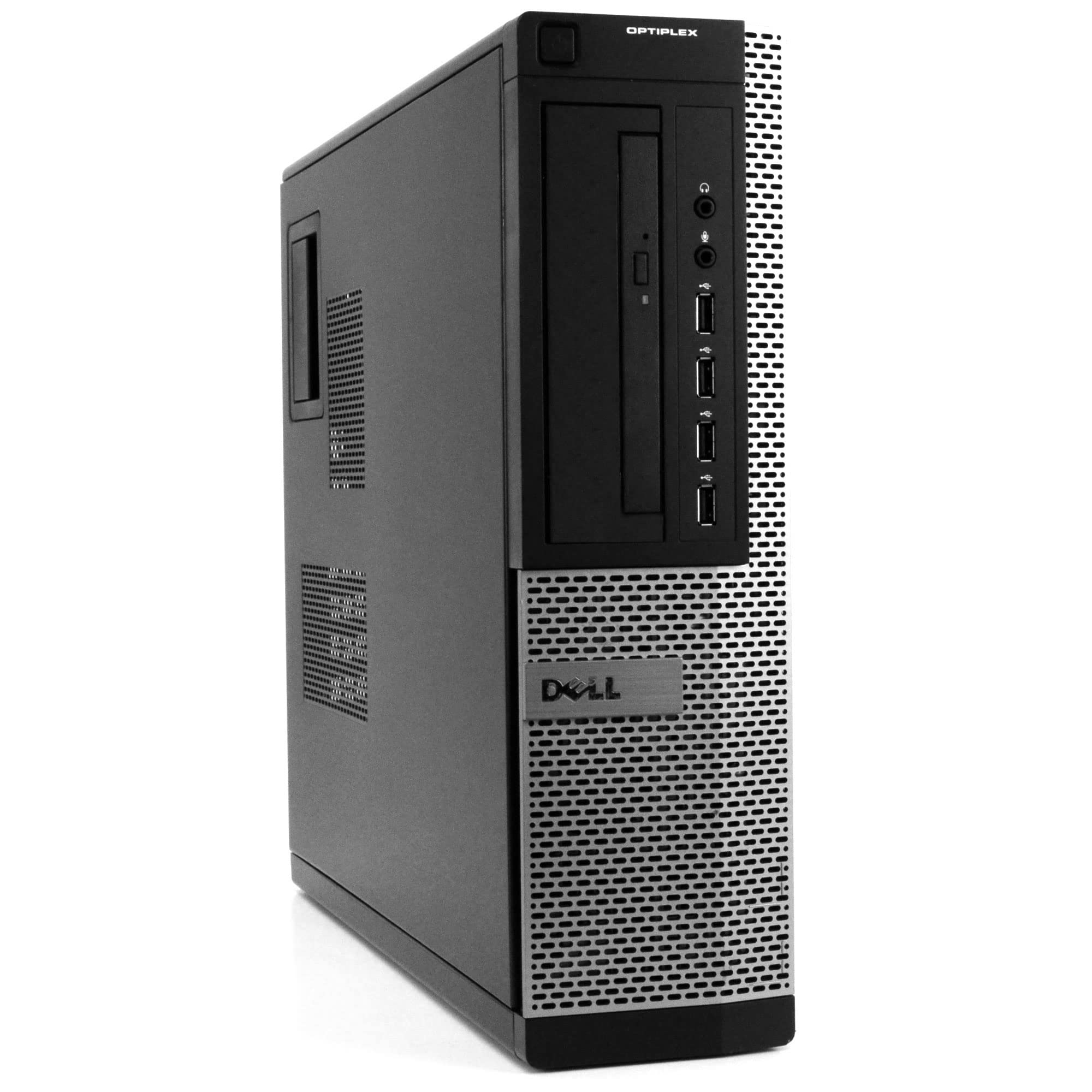 Dell Microsoft Office Desktop PC | Quad Core Intel i5 (3.2GHz) | 4GB DDR3 RAM | 250GB HDD Hard Disk Drive | Windows 10 Home | Office 365 | Home or Office PC (Renewed)