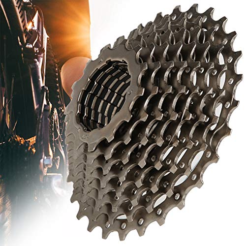 CCYLEZ Bike Freewheel, Ultra Light Series 10 Speed Cassette Threaded Type Hub Bike Accessories for Mountain Bicycle Road Bike