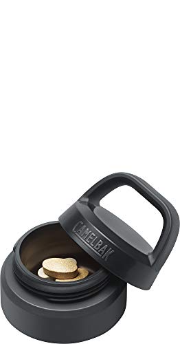 CamelBak MultiBev Water Bottle & Travel Cup – Vacuum Insulated Stainless Steel – Black – 22oz bottle & 16oz cup
