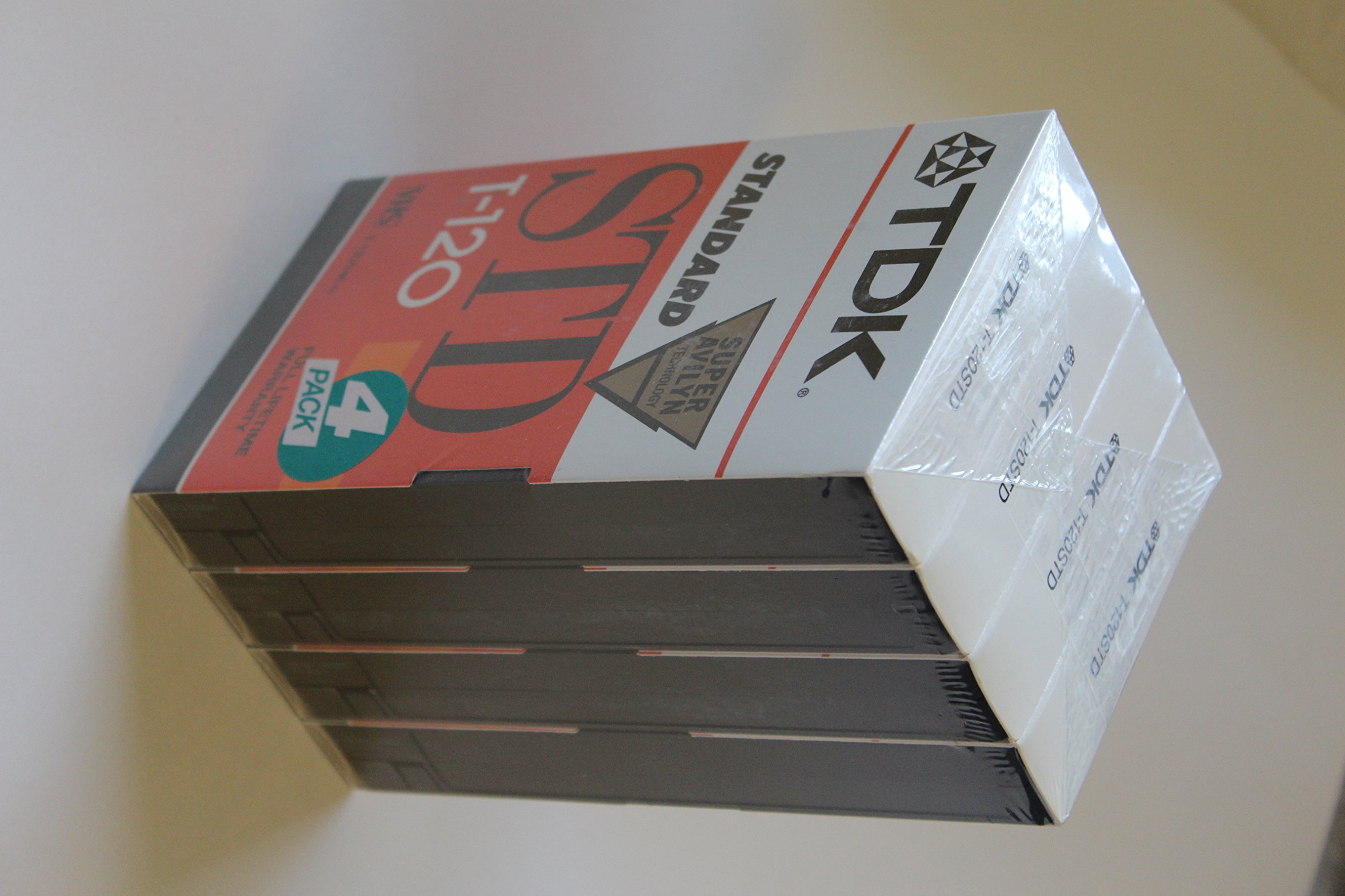 TDK Video Tape T120, Pk/4 (T-120RVS4)
