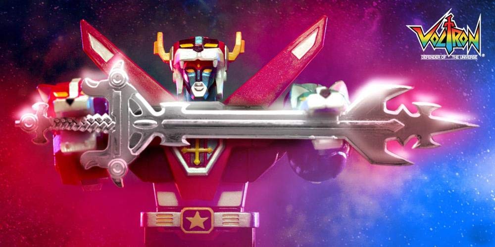 SUPER7 Voltron Defender of The Universe Super7 Ultimates Toy Deco Metallic Paint 7-Inch Collector's Action Figure VOLTW01-DOU-01