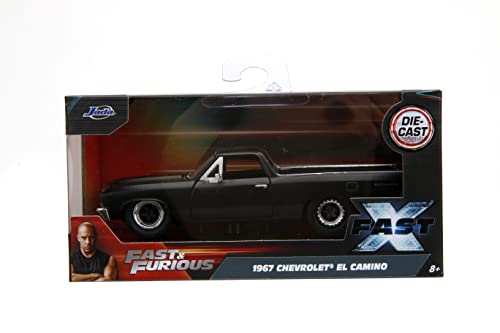 Fast & Furious Fast X 1:32 1967 Chevrolet El Camino Die-Cast Car, Toys for Kids and Adults