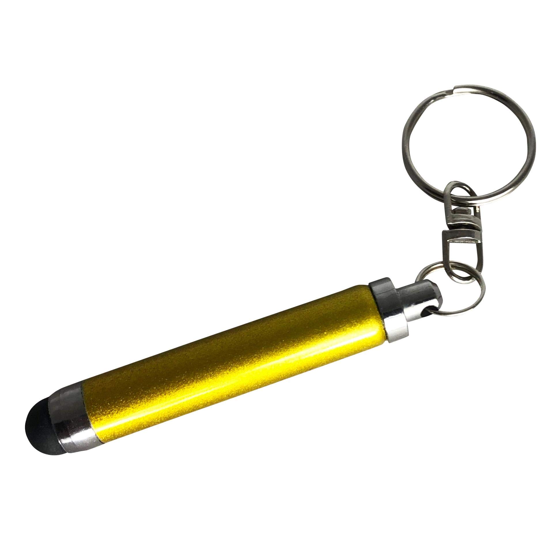 BoxWave Stylus Pen Compatible with Microsoft Surface Duo 2 5G - Bullet Capacitive Stylus, Mini Stylus Pen with Keyring Loop for Microsoft Surface Duo 2 5G - Bronze