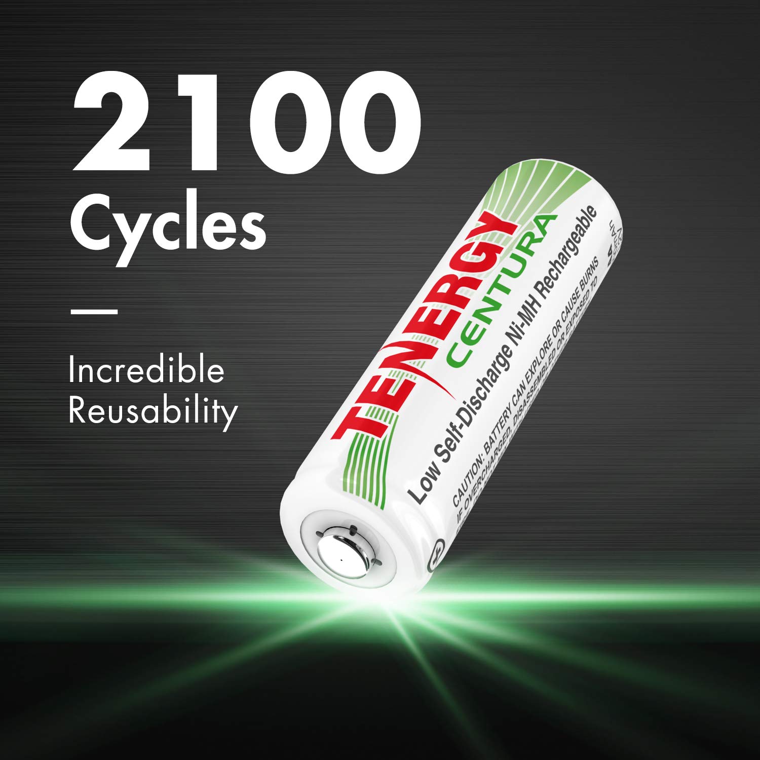 Tenergy AA Rechargeable Batteries 2000mAh Pre-Charged Low Self Discharge for Remote Controllers, Toys, Flashlight, Mouses, 4 Pack