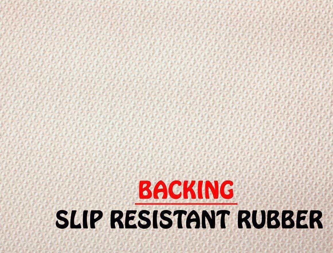 Euro Collection Solid Color Area Rug Rugs Slip Skid Resistant Rubber Backing Machine Washable More Color Options Available (Burnt Orange, 3'3" x 4'11")