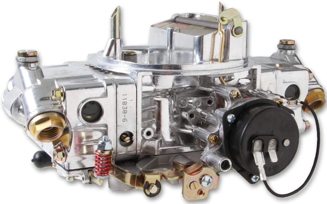 NEW HOLLEY 650 CFM DOUBLE PUMPER CARBURETOR,SHINY ALUMINUM,MODEL 4150,ELECTRIC CHOKE,MECHANICAL SECONDARIES,COMPATIBLE WITH GASOLINE