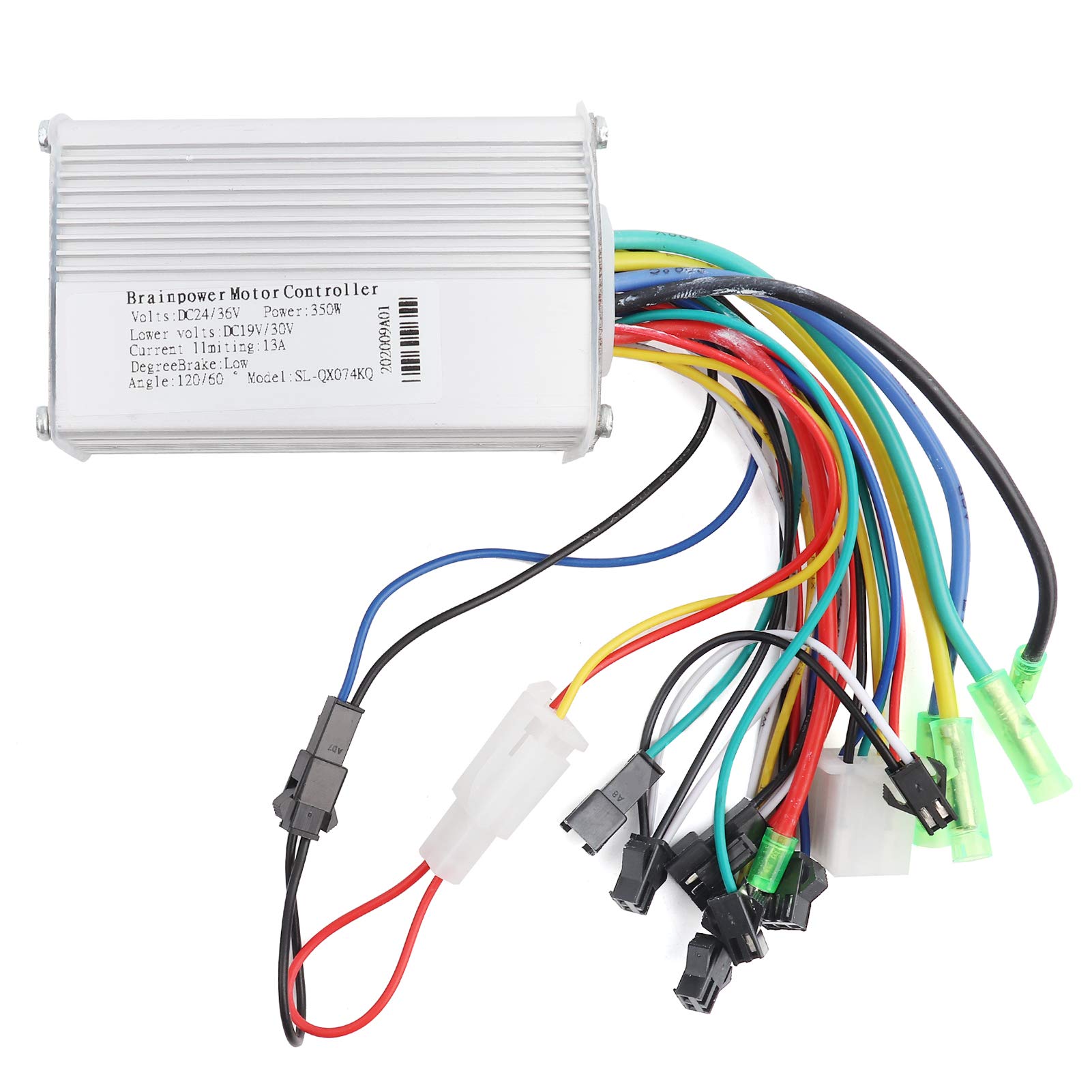Dilwe 24V 350W Brushless Motor Controller, White, for Electric Bicycle Scooter
