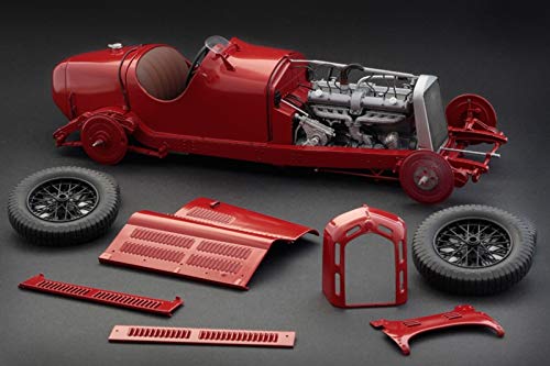 Italeri 510004706 1:12 Alfa Romeo 8C 2300 Monza Nuvolari Building, Stand Model Making, Crafts, Hobby, Gluing, Plastic Kit, Detailed, Unvarnished