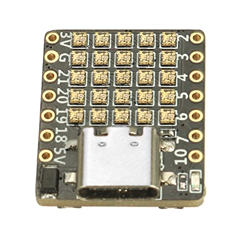 Development RGB LED Board Compatible with Python - Supporting 2.4GHz Wi-Fi and Long-Distance Bluetooth 5 with Built-in 400 KB SRAM and 4 MB Flash Memory