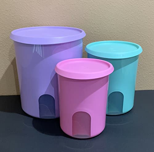 New Tupperware Tupperware One Touch Canister Set of 3