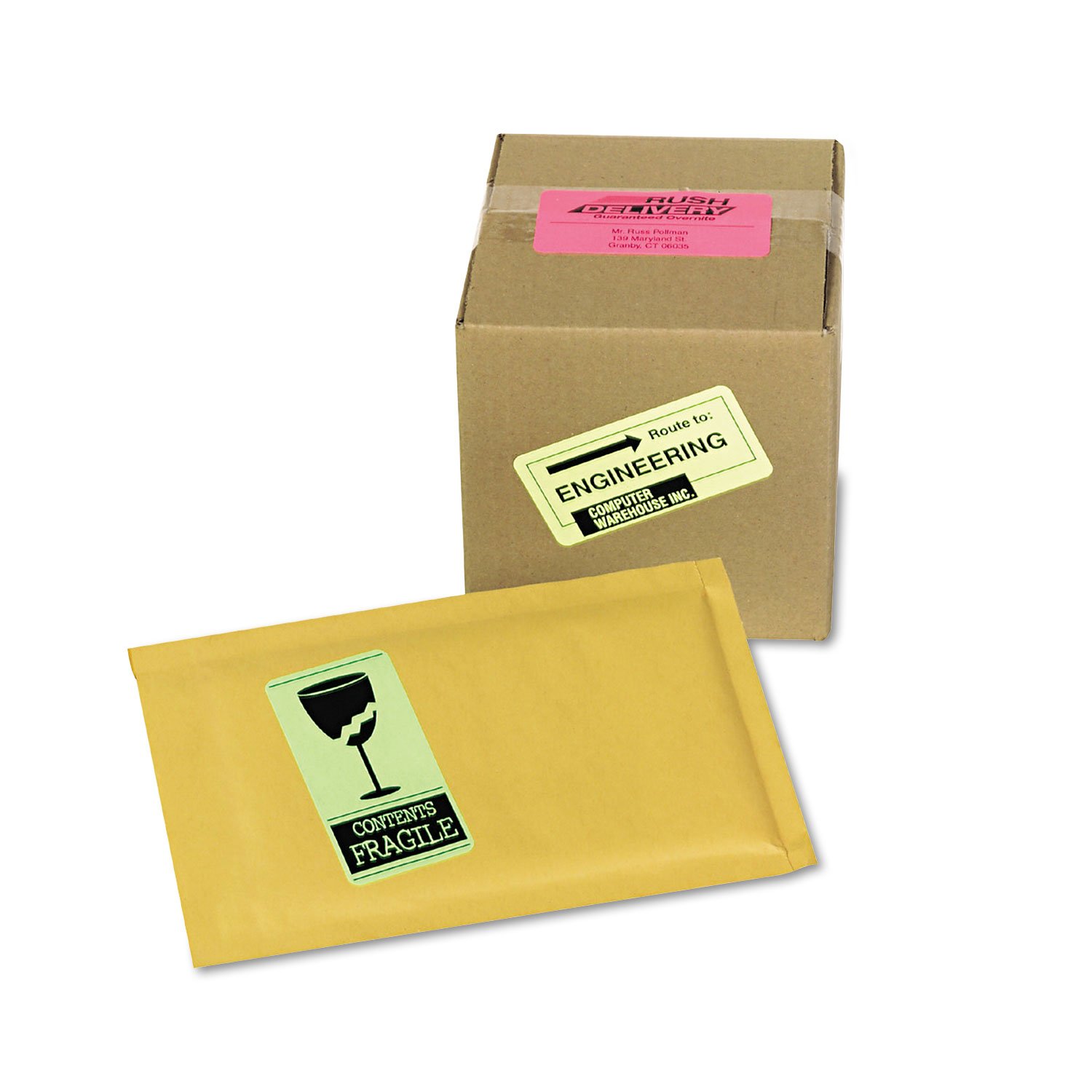 Avery 5978 Neon Laser Labels, Rectangle, 2-Inch x4-Inch , 150/PK, Assorted