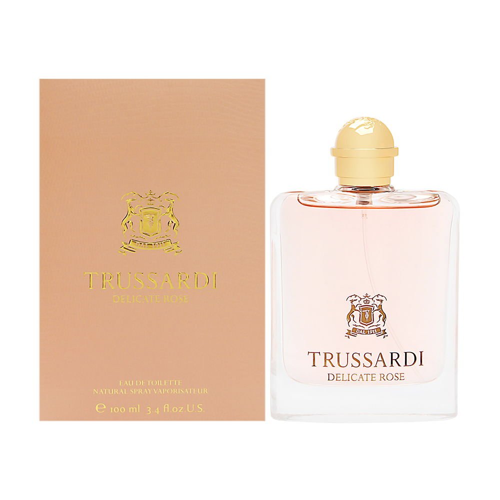 Trussardi | Delicate Rose | Eau de Toilette | Spray for Women | Floral Fresh Scent | 3.4 oz