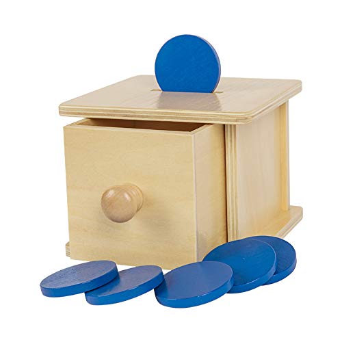 Tiger Montessori Montessori Coin Box Toys for Toddlers 8-24 Months Babies