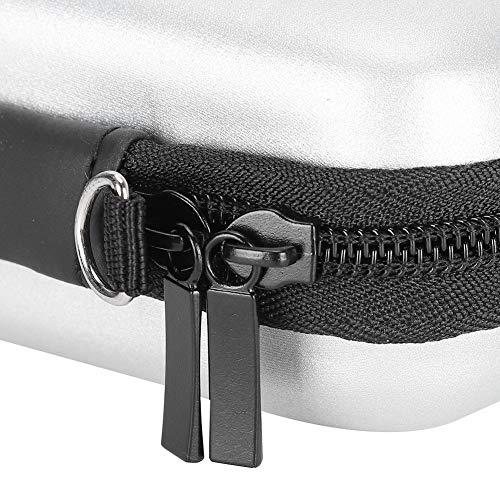 Bright Storage Bag, Portable Storage Bag Layer Nylon Compartments Rubber Frame Scratch Flannelette with PU for Ndsill/Nintendo 3dsxl