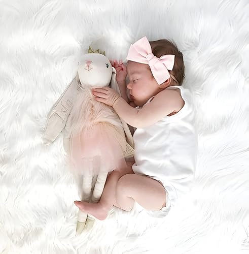 MON AMI Princess Bunny Stuffed Doll - 18", Soft & Cuddly Plush Animal Doll for Kids of All Ages, Use as Toy or Room Décor