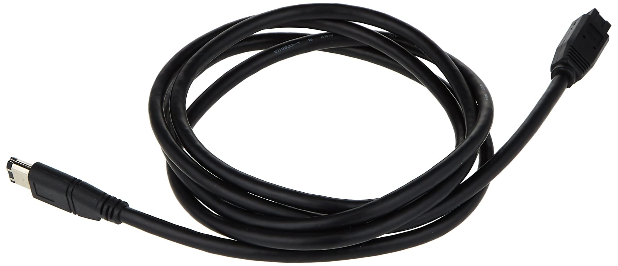 StarTech.com 6 ft IEEE-1394 Firewire Cable 9-6 M/M - IEEE 1394 Cable - 6 pin FireWire (M) to FireWire 800 (M) - 6 ft - Black - 1394_96_6