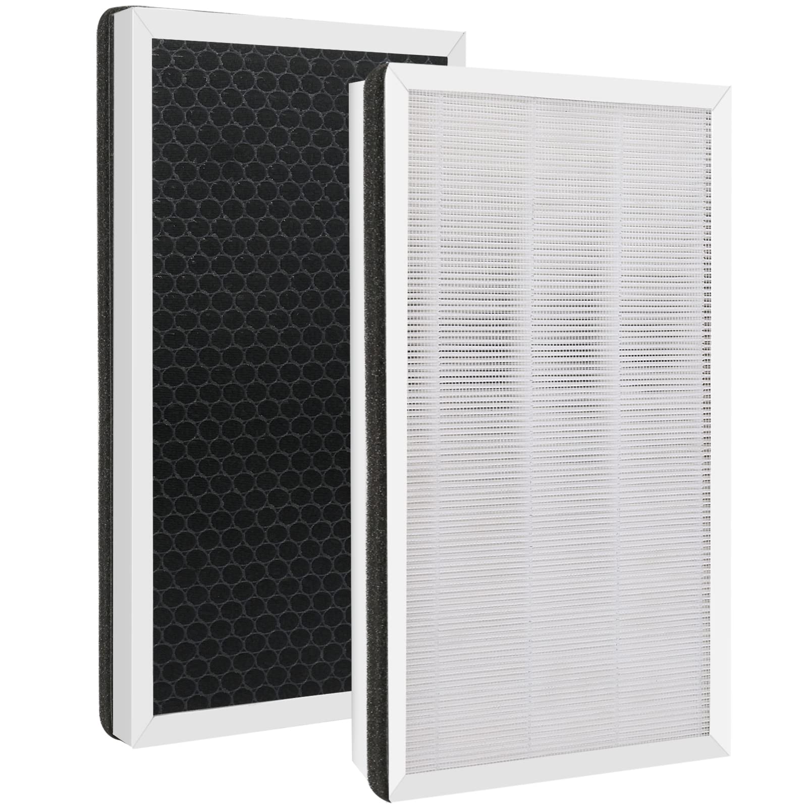 Yweller MA-40 H13 Grade True HEPA Replacement Filter Compatible with MA-40 MA-40A and MA-40B MA-40W, 3-Stage H13 True HEPA Filtration, Part# ME-40 2Pack