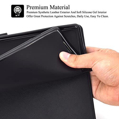 REASUN Case for All-New Amazon Kindle Fire 7 Tablet 12th Generation (2022 Release),Full Protection Folio Stand Cover with Auto Sleep/Wake Card Slots Case for New Kindle Fire 7 2022, Cat