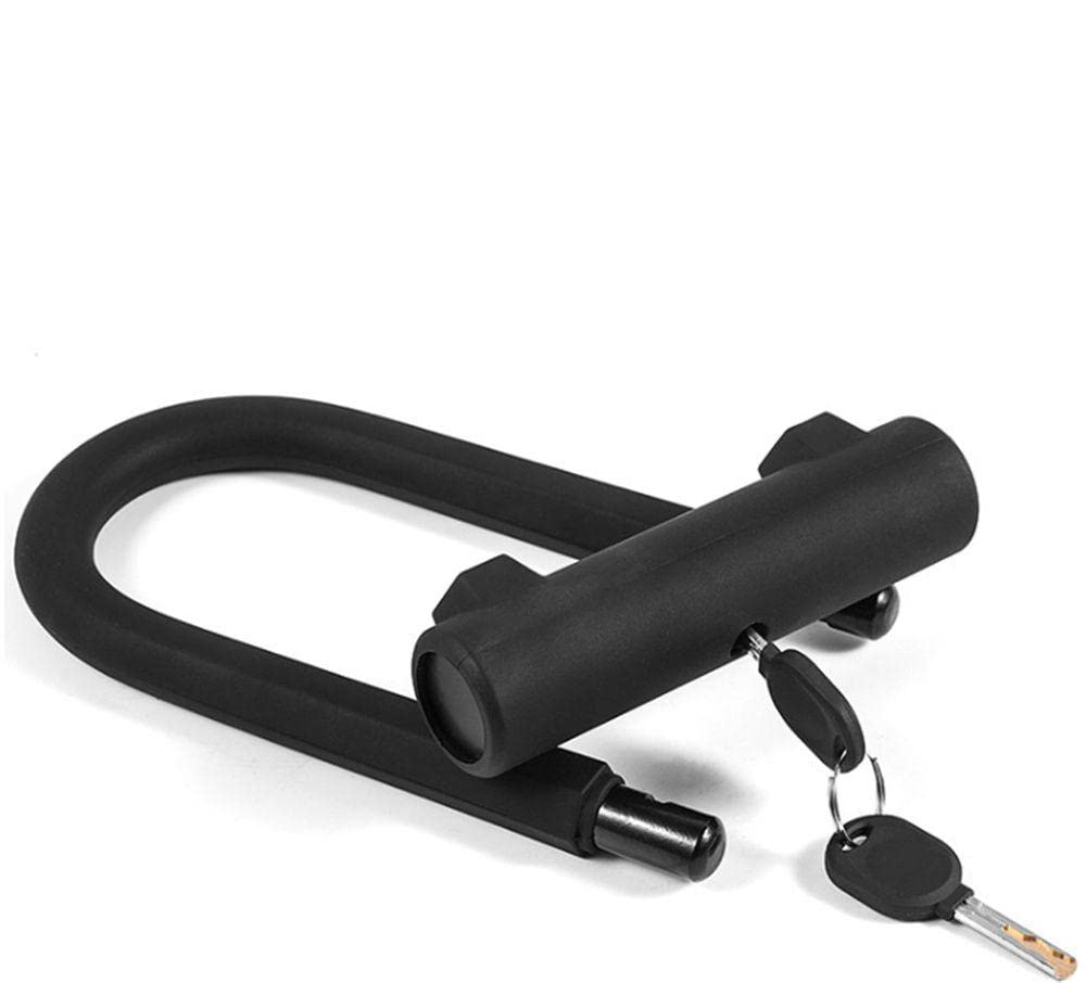 Cable Bike Lock, Bike Lock, 16mm Heavy Duty U-Lock with Key and Bike Lock Mounting Bracket