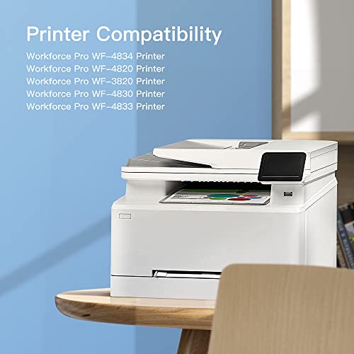 GPC ImageFlex Remanufactured 822XL 822 Epson Ink Cartridges Replacement for Epson 822xl Ink Cartridges Epson 822 XL T822XL to use with Pro WF-3820 WF-4820 WF-4830 WF-4833 Printer(4 Pack)
