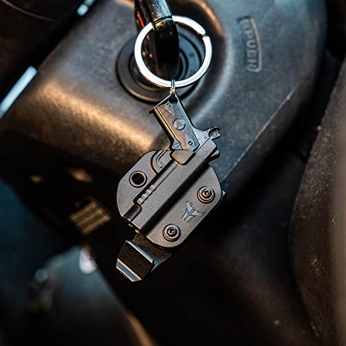 Mini Pistol Shaped Keychain with Holster and Belt Clip - Sig P226 - by Blade-Tech Holsters