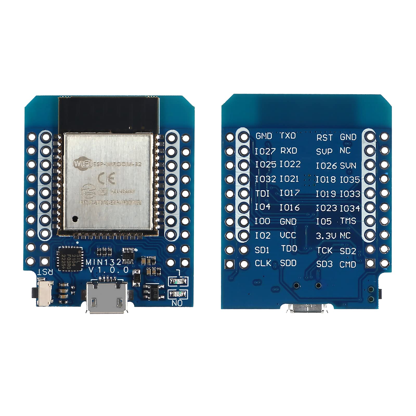 DIANN D1 Mini NodeMCU ESP32 ESP-WROOM-32 WLAN WiFi Bluetooth IoT Development Board Micro USB