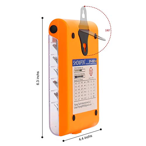 Mini Screwdriver Set, Torx Bit Set with T3 T4 T5 T6 T7 T8 T9 T10 T15 T20 Security Torx Bit, Computer repair tool kit with Phillips Head Screwdriver compatible for Nintendo Switch, iphone, PC Repair