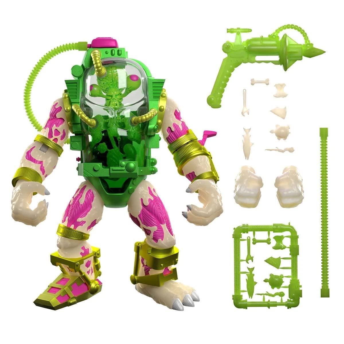 Super7 Exclusive TMNT Teenage Mutant Ninja Turtle Ultimates Glow in The Dark Mutagen Man 7β Figure