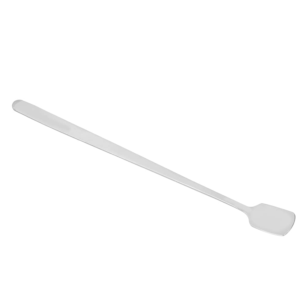 Candle Stirring Spoon, Long Mixing Spoon, Multifunction Stainless Steel Long Handle Bar Mixing Spoon Stirring Spoon for Coffee Tea Wax Candle(Square head 17CM spoon)