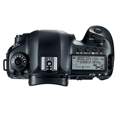 Canon EOS 5D Mark IV DSLR Camera + Canon EF 50mm f/1.8 STM Lens + 128GB Memory, TTL Speedlite Flash, Battery Grip, Filters, Case, Tripod + More (30PC Bundle Kit)