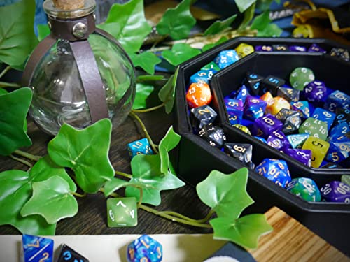 Tiny Gremlin Octagonal Dice Tray (Blue with Design)