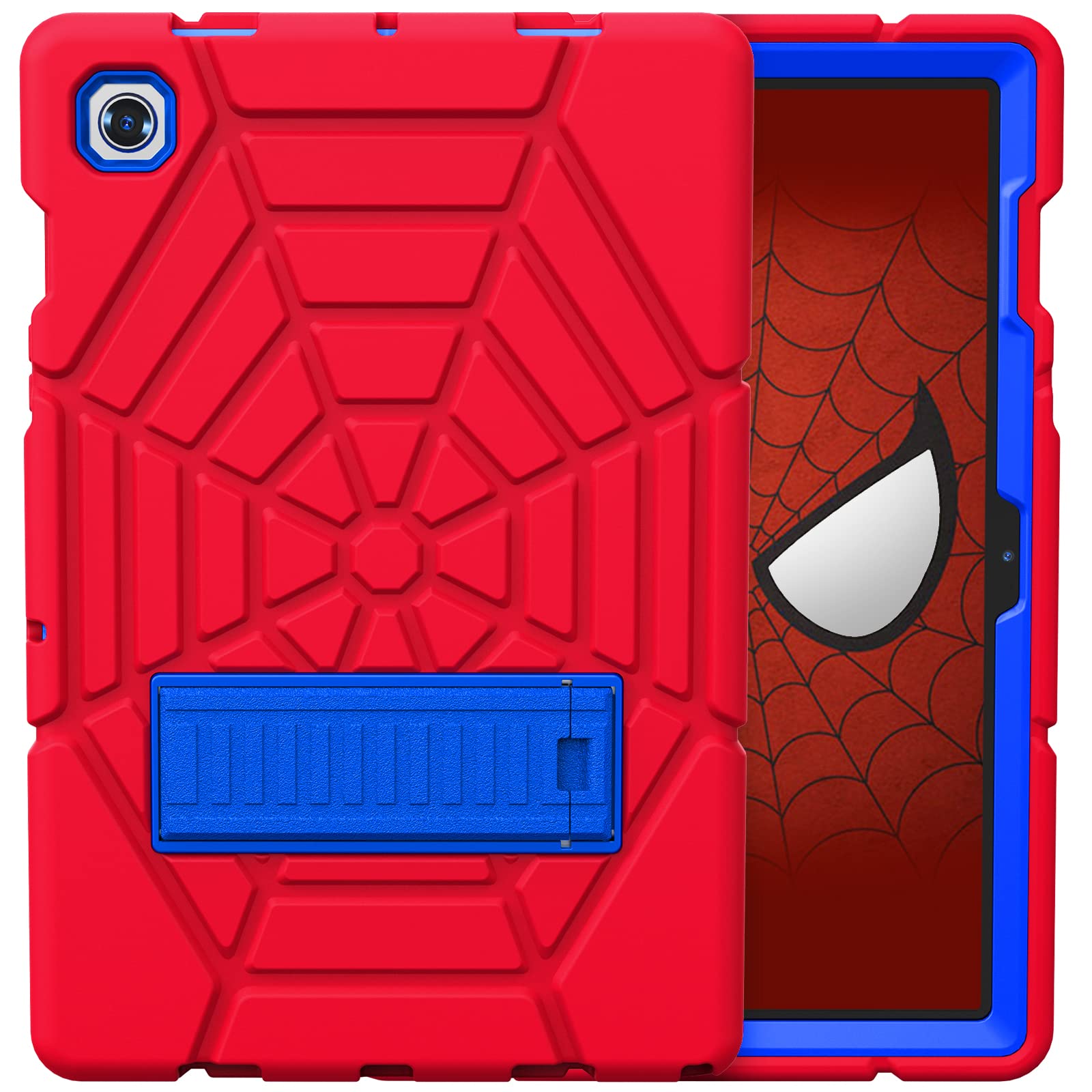 Grifobes Galaxy Tab A8 Case, for Samsung Galaxy Tab A8 Case 10.5 inch 2022 Shockproof Rugged Protective Cover with Stand for 10.5" Tablet SM-X200/X205/X207 for Kids Boys Children (Red+Blue)