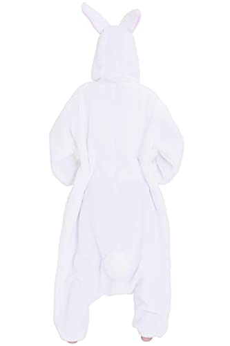 SAZAC Fluffy Rabbit Kigurumi - Onesie Jumpsuit Halloween Costume