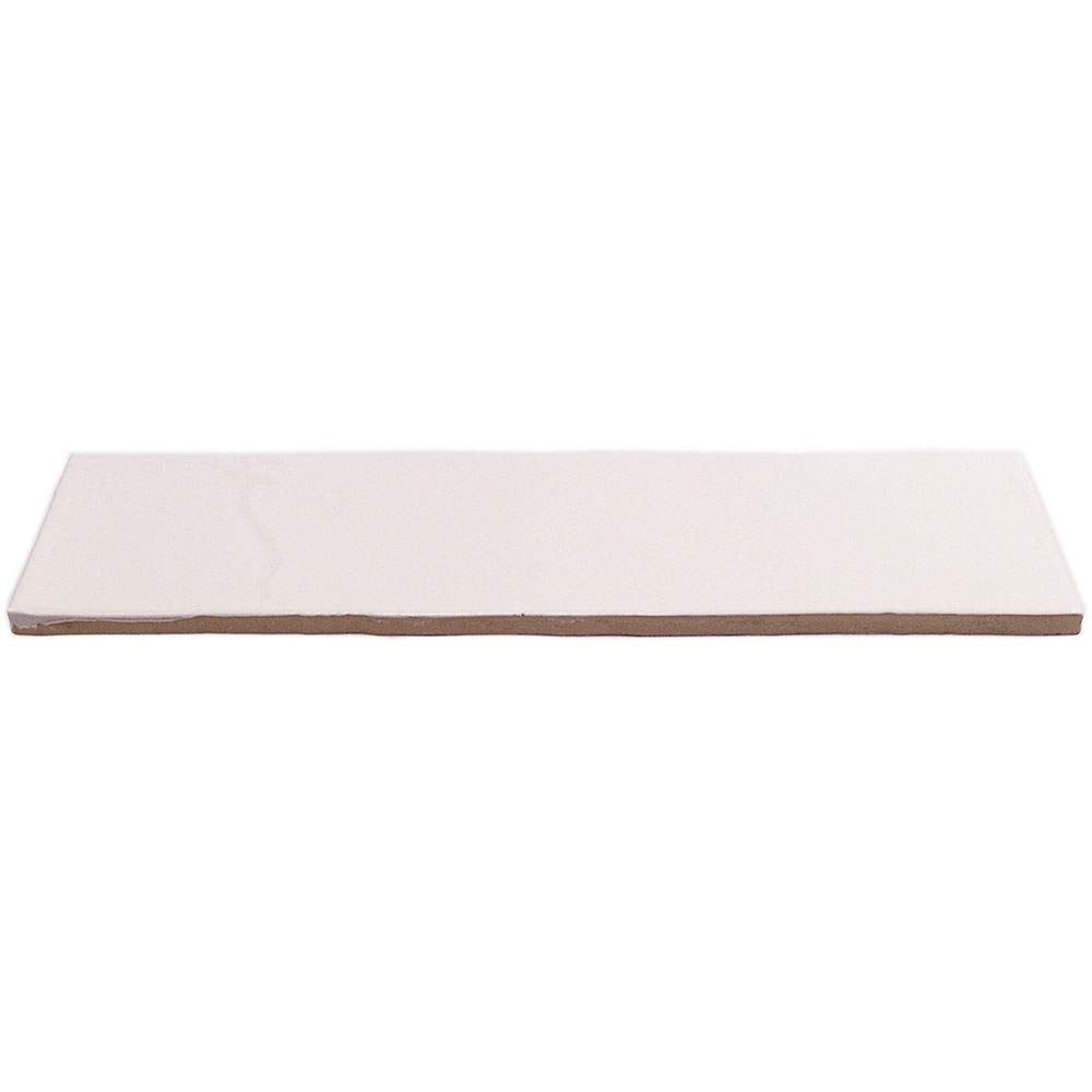 Catalina 3 in. x 12 in. Bianco Polished Ceramic Backsplash, Kitchen, Bathroom, Subway Wall Tile (44 Pieces 10.76 Sq. Ft. / Case)