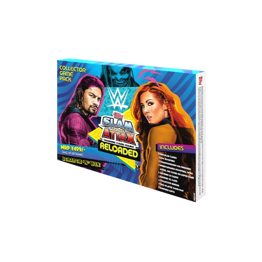 Topps India WWE Slam Attax Reloaded 2020 Collector Game Pack