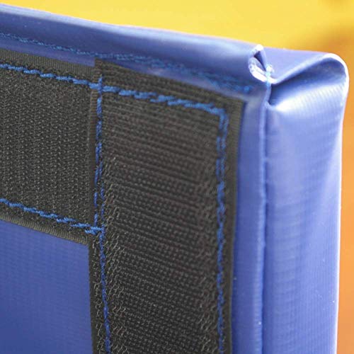 Greatmats Gym Mats 5x10 Ft x 2 Inch, Folding Mats for Martial Arts, Home Exercise Mats, MMA Mats (Blue)