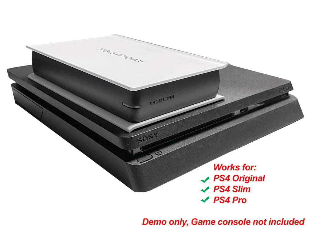 Avolusion PRO-5X Series 3TB USB 3.0 External Gaming Hard Drive for PS4 Original, Slim & Pro (White)