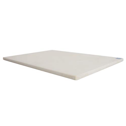 NoTrax 12" x 18" x 0.5" Sani-Tuff T45 Natural Rubber Cutting Board, Non-Skid Professional-Grade, Made in USA, T45S2012BF