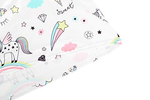 Car Seat Covers for Babies, Silky Nursing Cover for Breastfeeding, Matching Storage Bag (Unicorn)