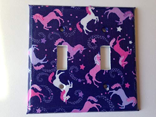 Unicorn Light Switch Cover Various Sizes Offered