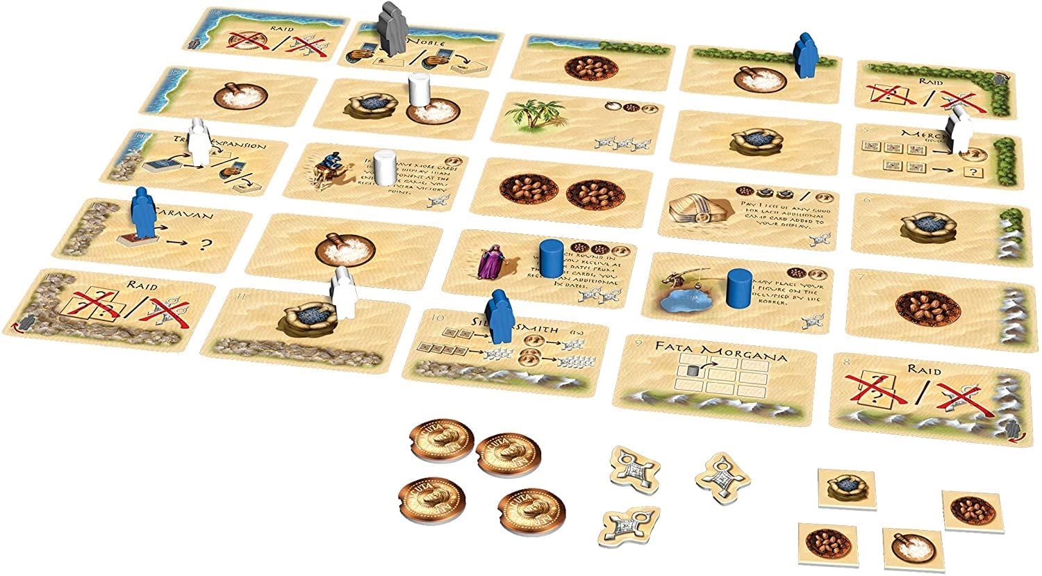 Targi Strategy Board Game Bundle with Mr Dice Drawstring Bag