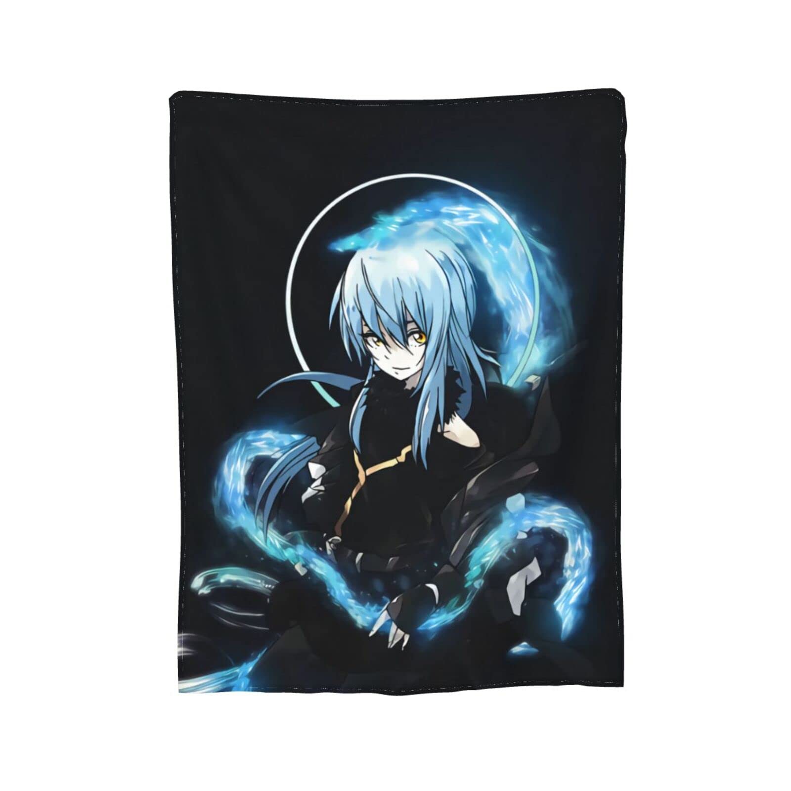 JEGNDGYE Anime That Time I Got Reincarnated as a Slime Blanket Lightweight Microfiber Flannel Throw Blanket for Bedroom Livingroom Air Conditioning Blanket 80"x60" Inch