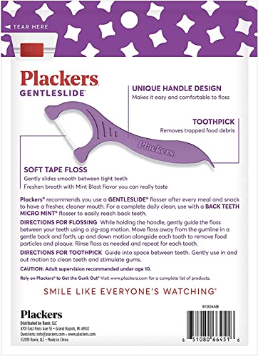 Plackers Gentleslide Flosser, 90 Count