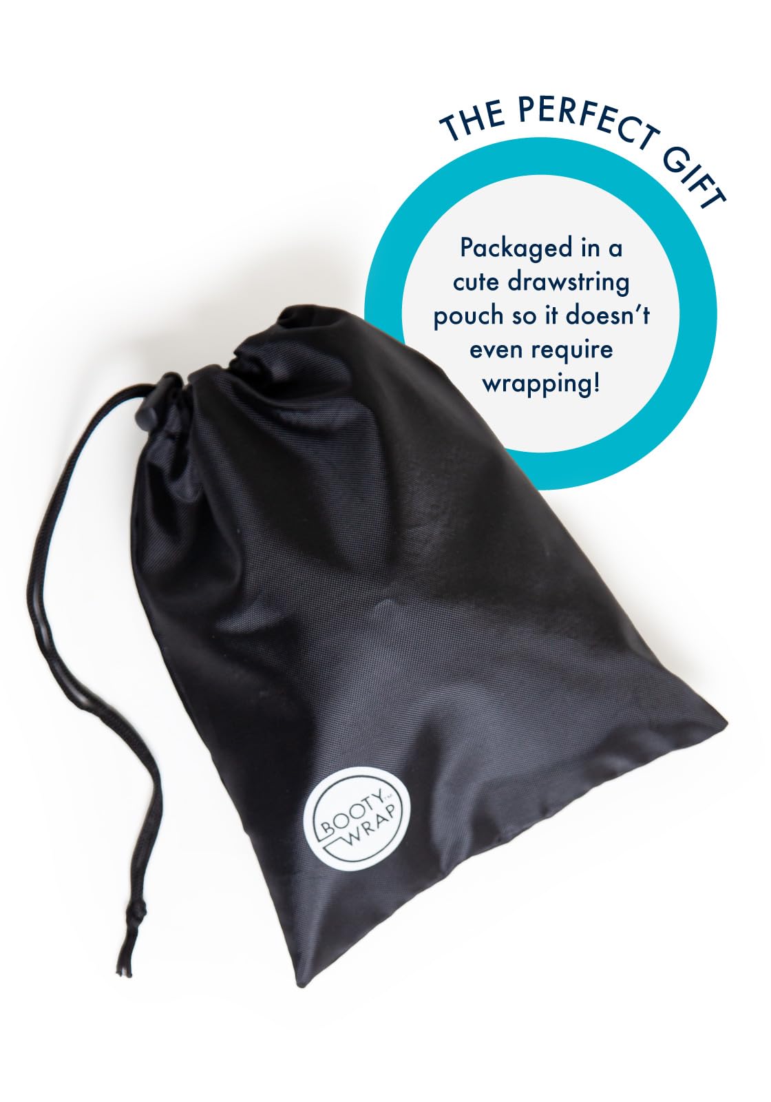 BootyWrap Modern Fanny Pack by Invisibelt - Slimming Wrap for Women with Zipped Pocket Storage to Carry Essentials for Walking, Running, Outdoors (Black, Medium)