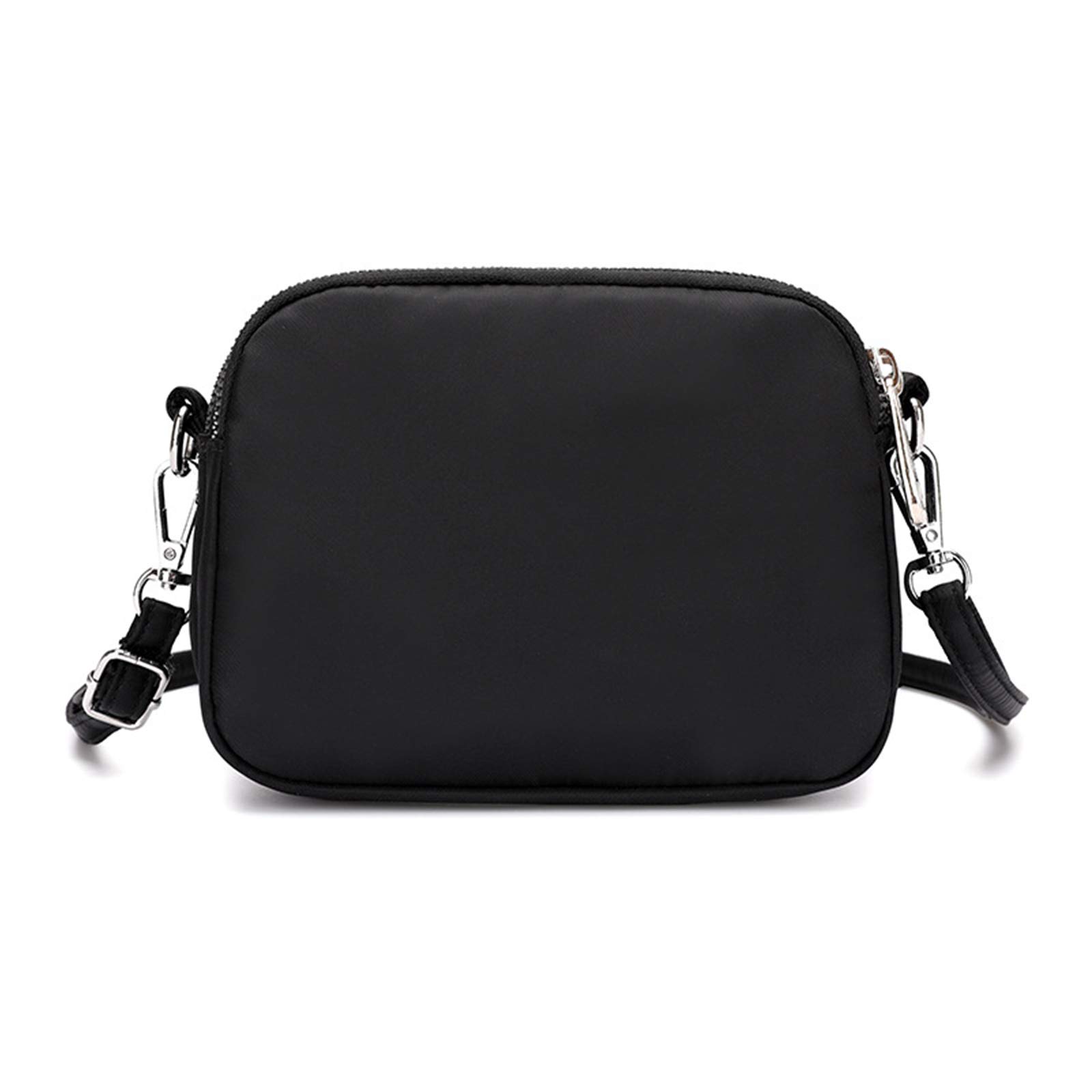 NOTAG Small Nylon Crossbody Bags for Women Travel Purses Waterproof Messenger Shoulder Bags (Black)