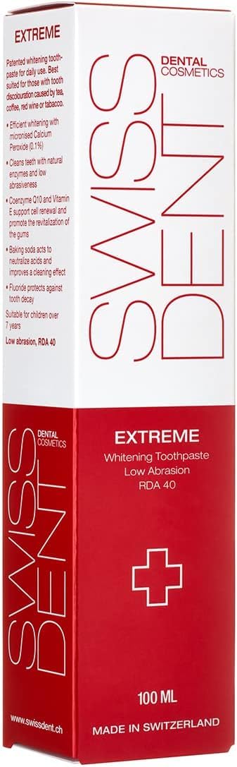 Swissdent Dental Cosmetics Extreme Whitening Toothpaste 100ml