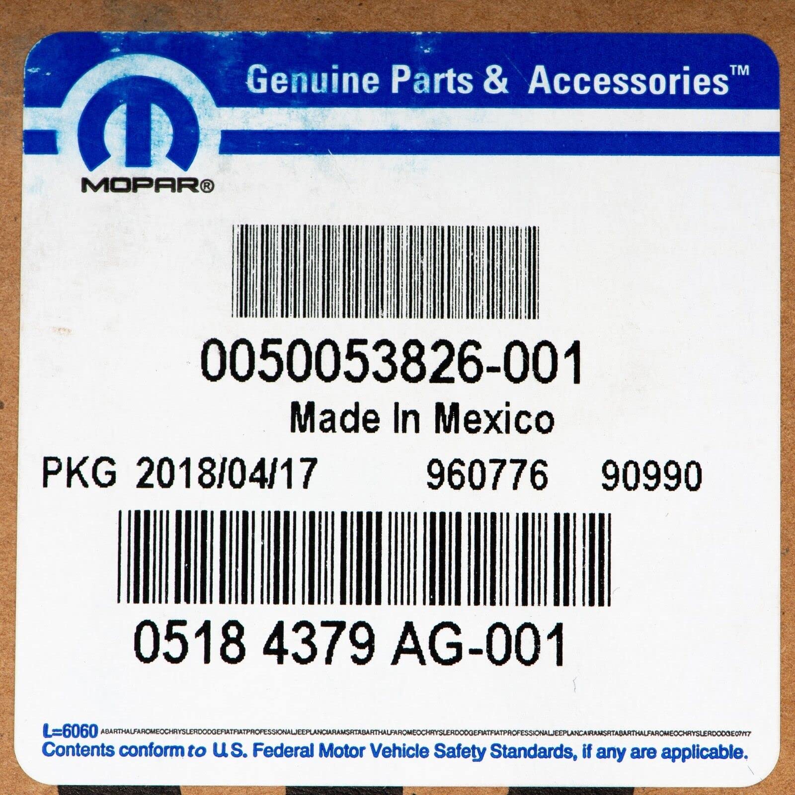 Mopar LH Camshaft - 5184379AG