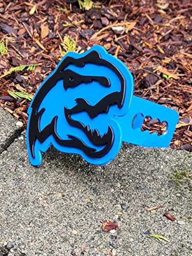 Dodge TRX Logo Custom Hitch Cover (Black & Blue)
