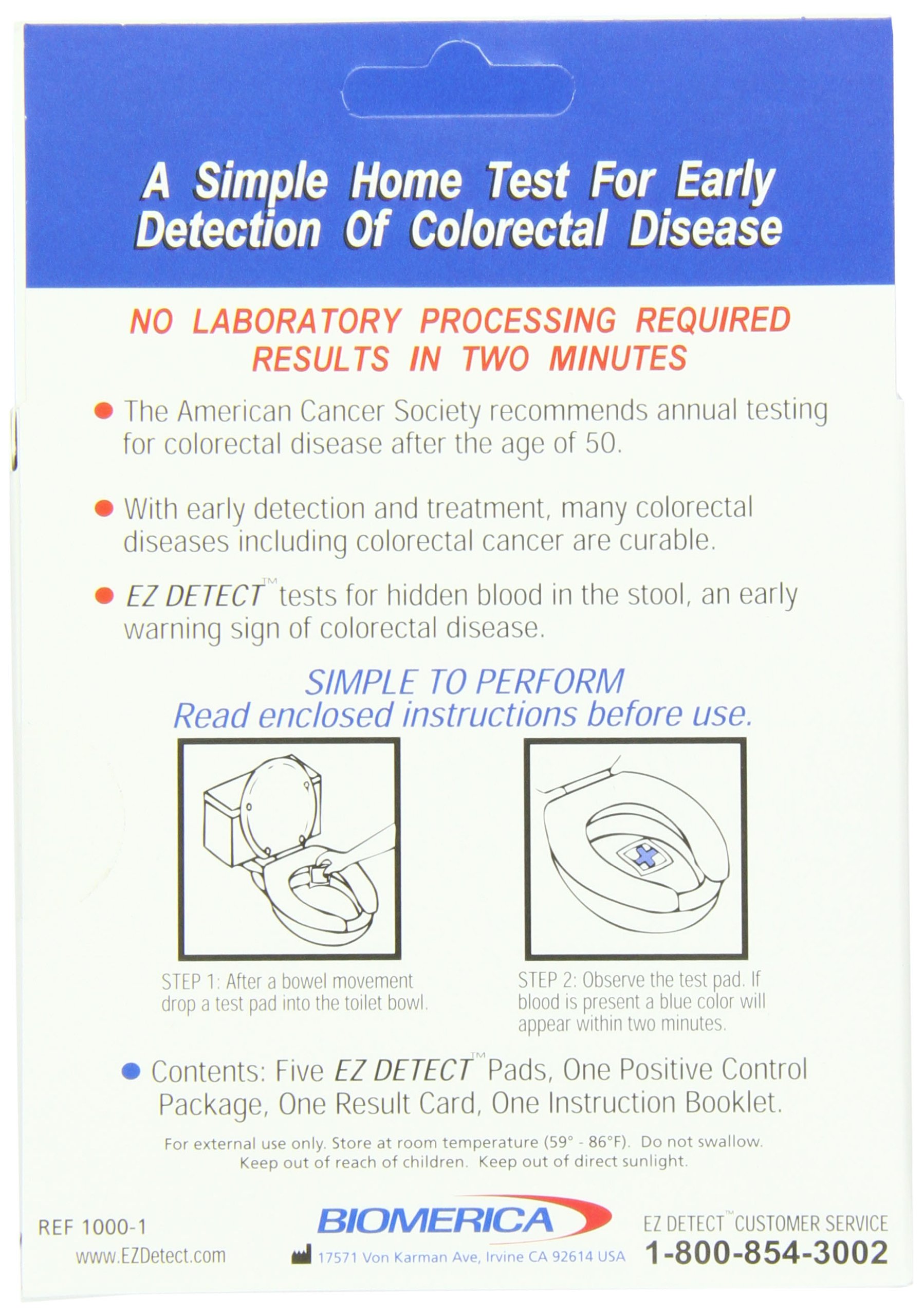 EZ Detect Colon Disease Test